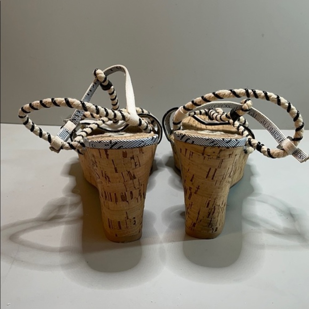 Harajukulovers Wedge Rope Strap Platform Sandals - Gem